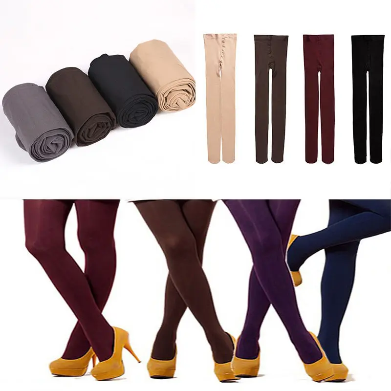 Colorful Sexy Women Lady Beauty Opaque Footed Tights Pantyhose