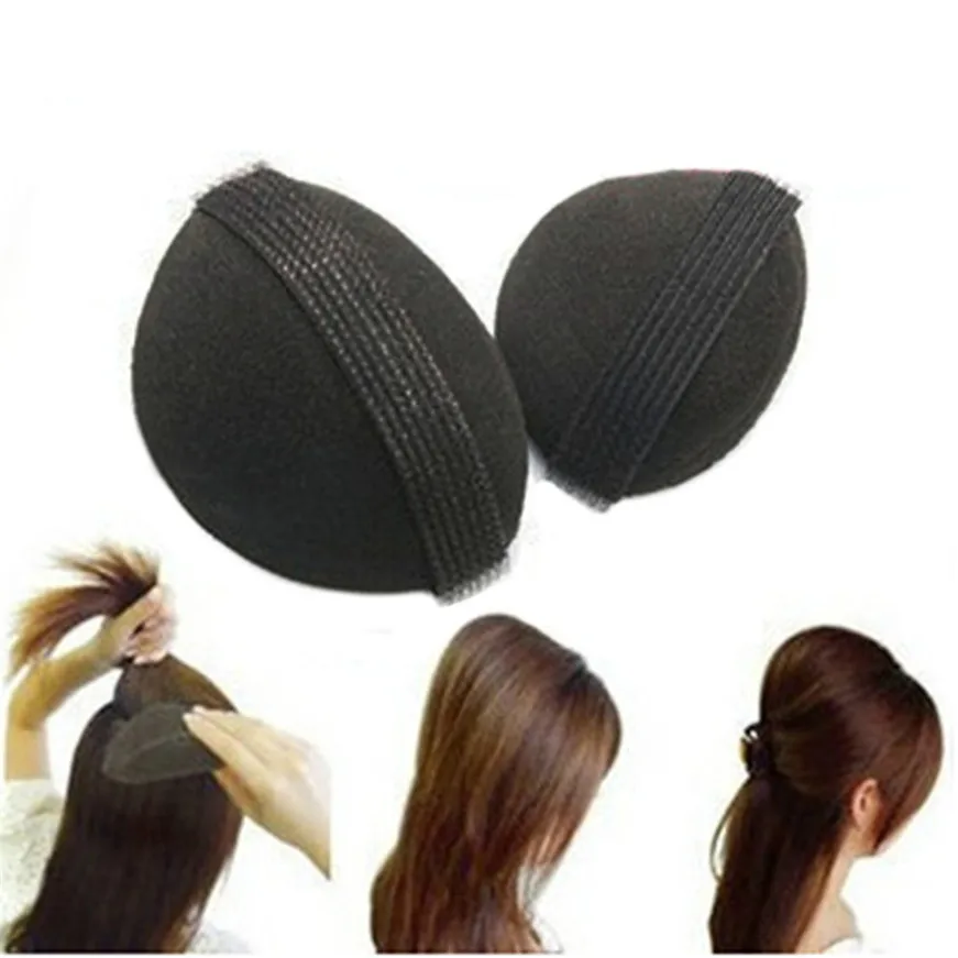 2017 * Hair Style New Women 2PCS DIY Flaxen Fluffy Hair Pad Increased ...