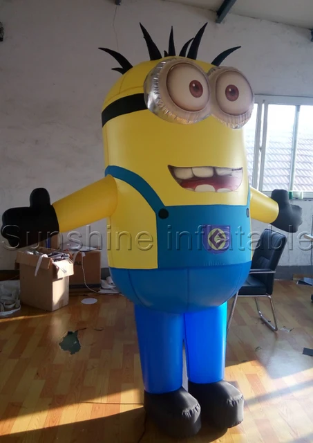 Custom despicable me minion mascot costume inflatable minion costume ...