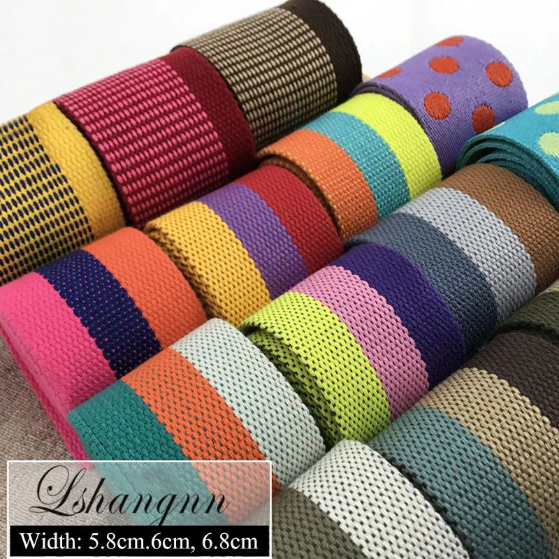 Novo 5 metros 58mm /60mm/68mm fita de poliéster/algodão fita de lona ...