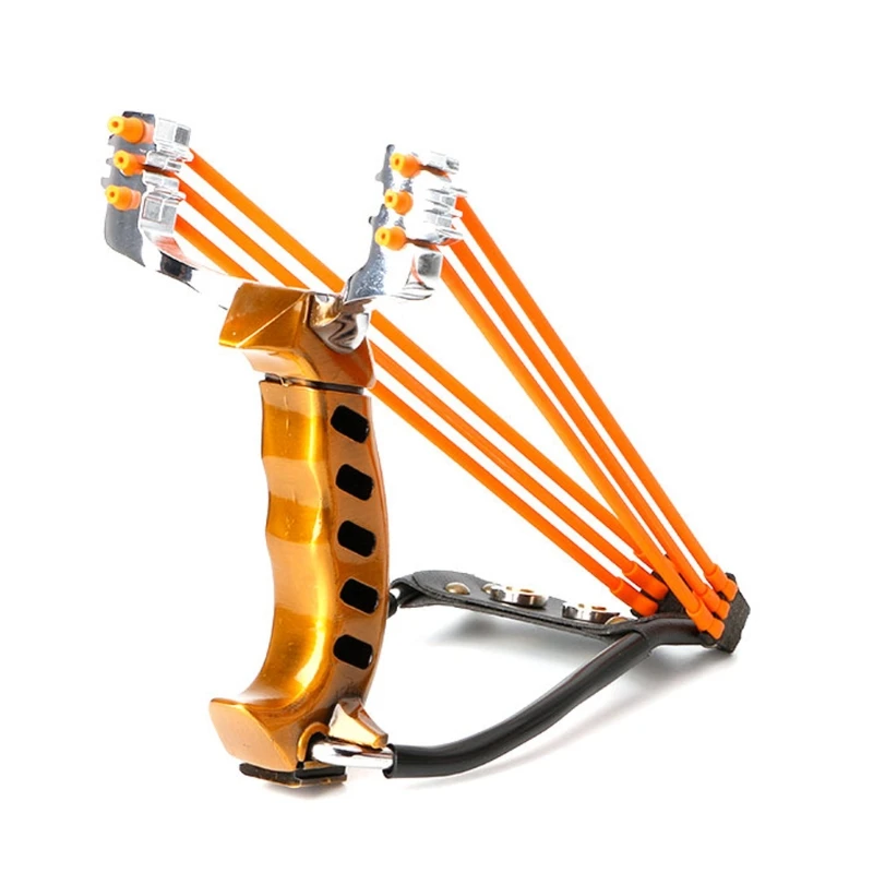 Folding Wrist Slingshot Catapult Outdoor Games Powerful Hunting Bow ...