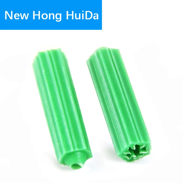 300pcs Green Masonry Screw Fixing Wall Anchor Plugs Wall Drywall ...