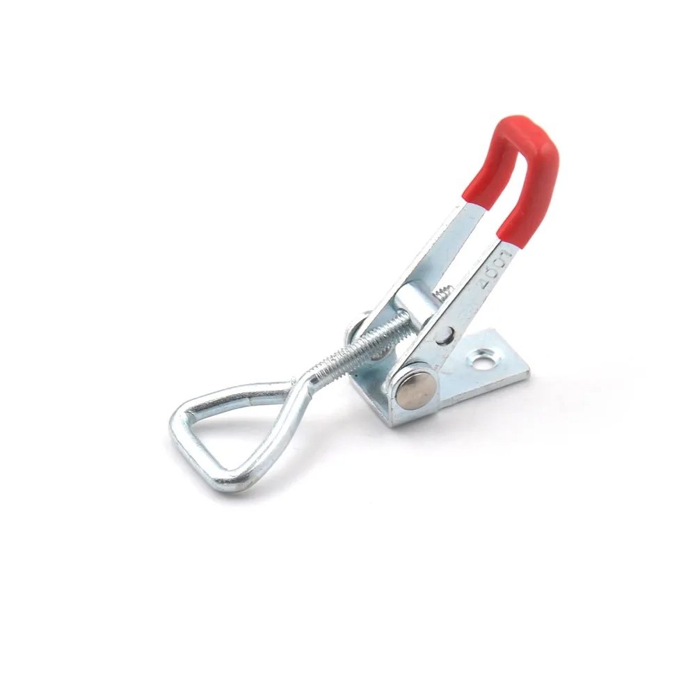 metal+plastic Adjustable Quick Toggle Clamp Clip 100Kg 220Lbs Holding ...