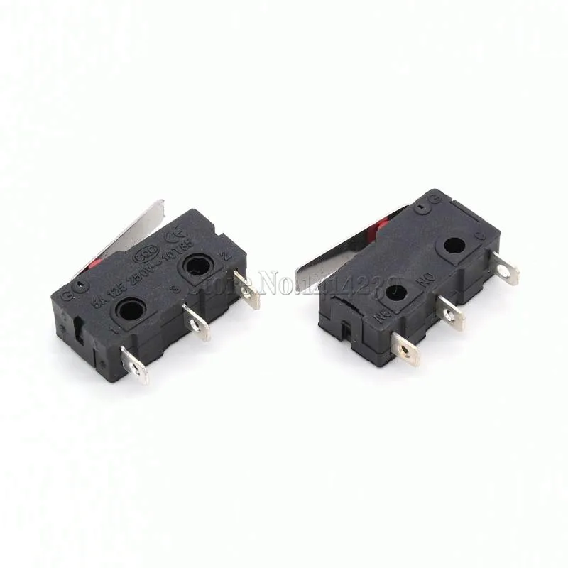 100pcs Mouse Switch Kw11-3z-2 3pin 5a 250vac Mini Micro Switch ...