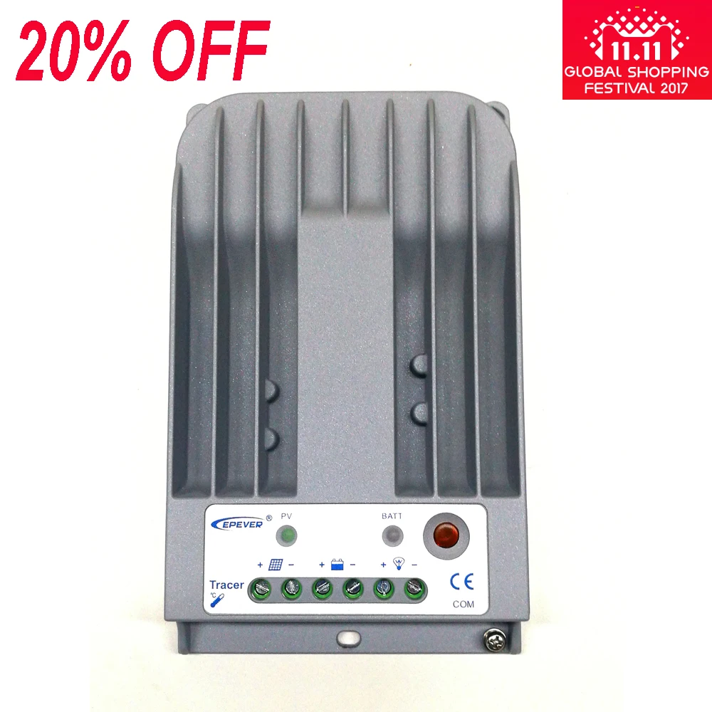 40a 12v 24v New Tracer 4215bn Programmable Mppt Solar Charge Controller Epever High Quality Mppt ...