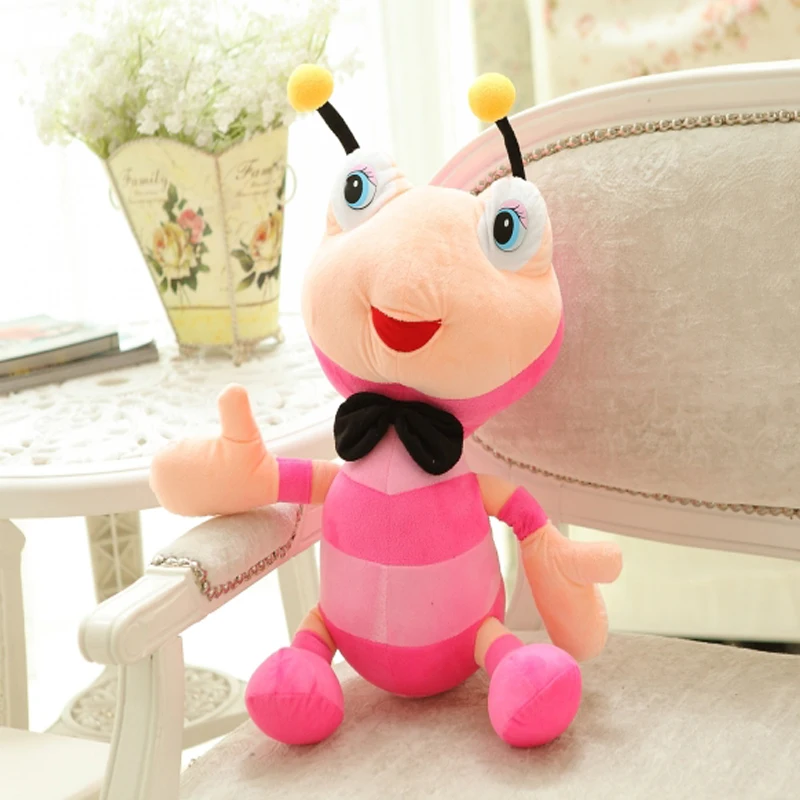 Iridescence colorful ant doll, Big Eyes Lovely Kawaii ant plush toy ...