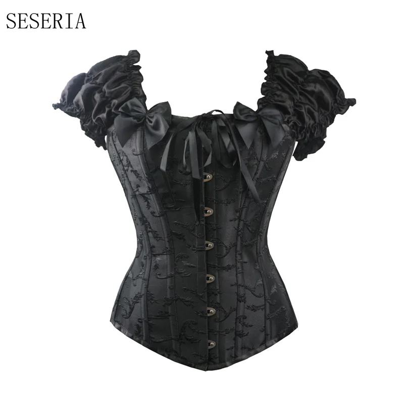 Seseria Lace Up Corsets Sexy Womens Plus Size Corsets And Bustiers