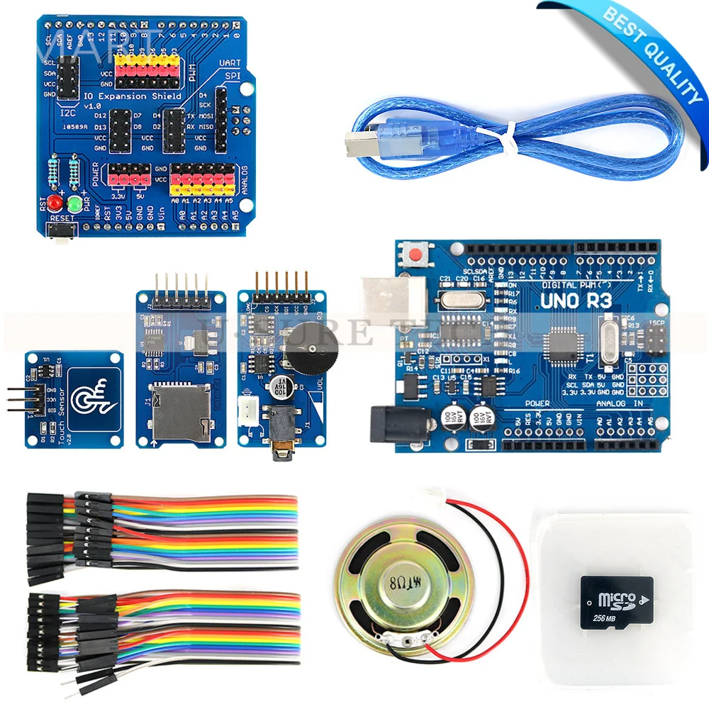 Wav Player Kit with UNO R3 Micro SD Card Touch Sensor Module and ...