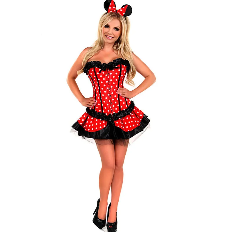 Sexy Corset Minnie Mouse Costume