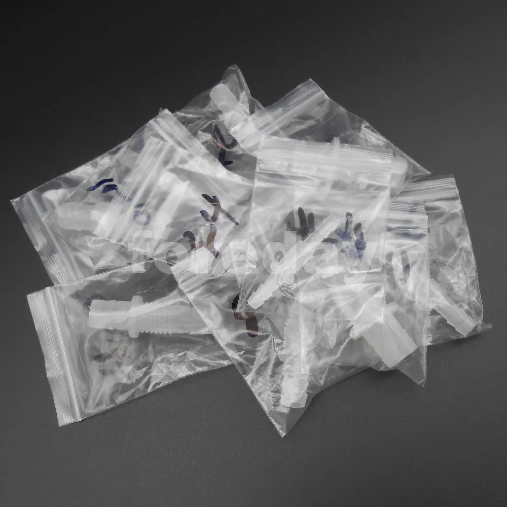 20pcs X Through-plate Joint Plastic Over-plate Pp Threaded Two-way ...