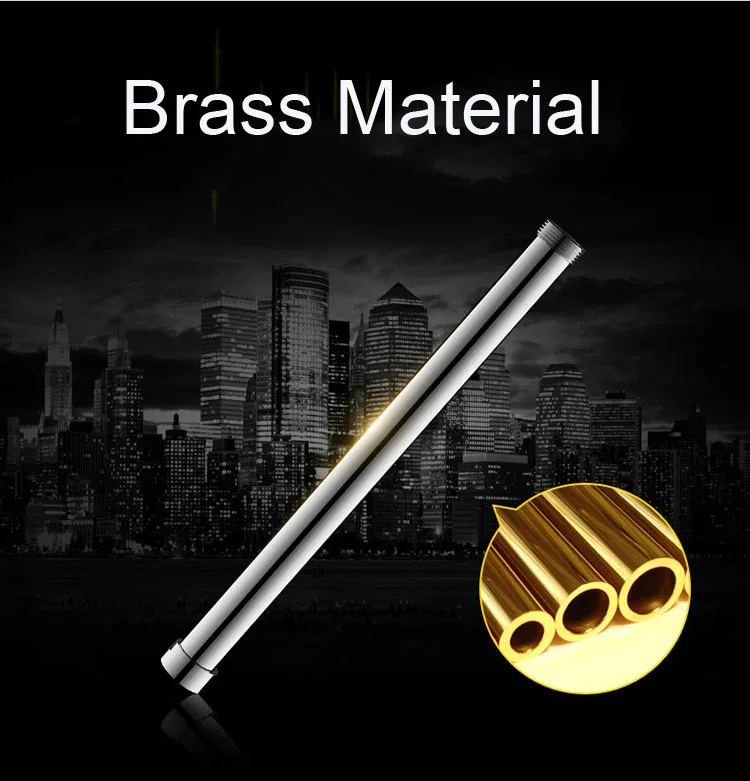 Brass Shower Tube Extend Pipe 30CM Extension Tube Bar,Heighten pipe ...