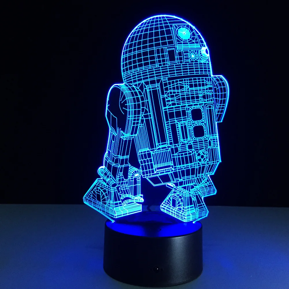 Star Wars Warship Led Light Baby Children Toys 3D Illusion LED Night ...