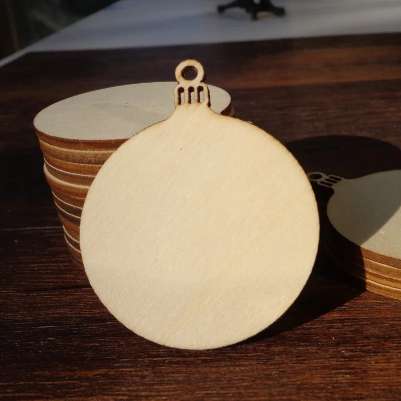 25pcs-Wooden-Round-Bauble-Gift-Tags-Bookmark-Message-Hang-Tag-Cards ...