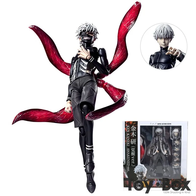 Tokyo Ghoul Ken Kaneki Awakened Ver Cartoon Toy Action Figure Model ...