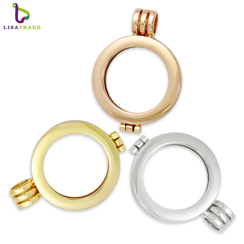 Coin Jewelry Locket Fashion | Coin Holder Pendant Lockets | 25mm Coin ...