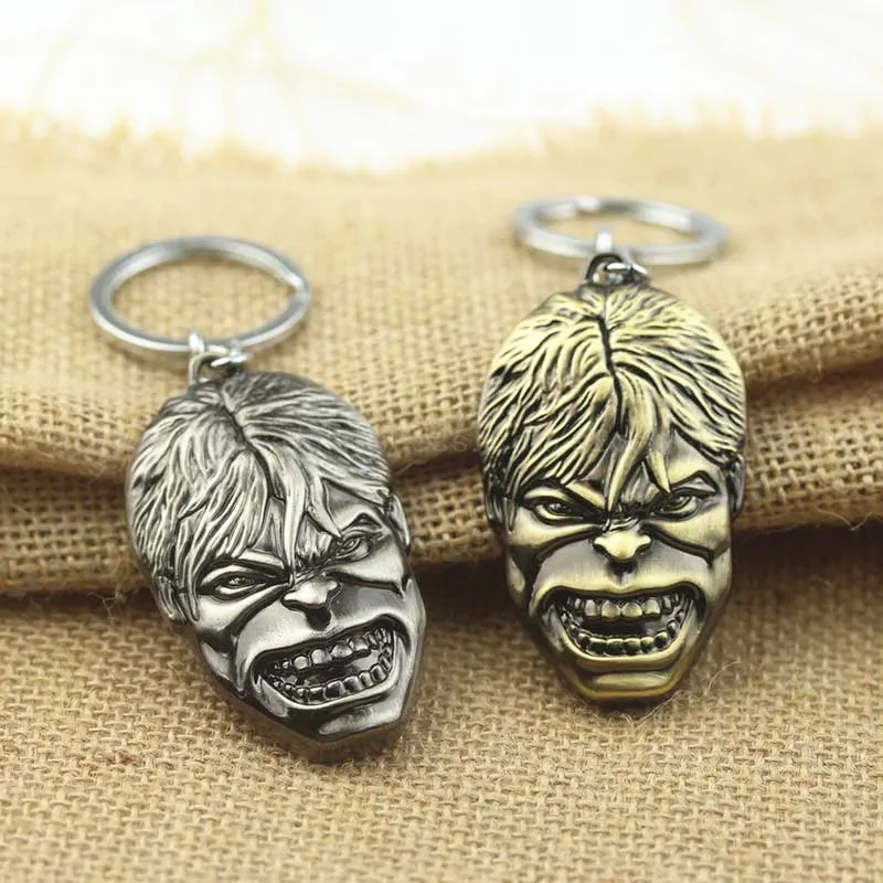 Movie around The hulk key chain the head of the hulk accessories alloy ...