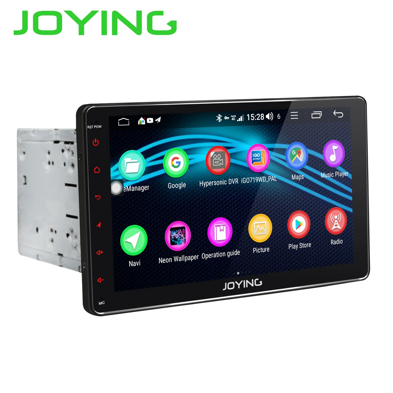 JOYING 2 din car radio 9" HD Screen 4GB RAM 32GB ROM Android 8.1Octa ...