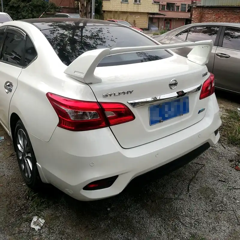 For NISSAN Sentra Spoiler 2012 2018 High Quality ABS Material Car Rear ...