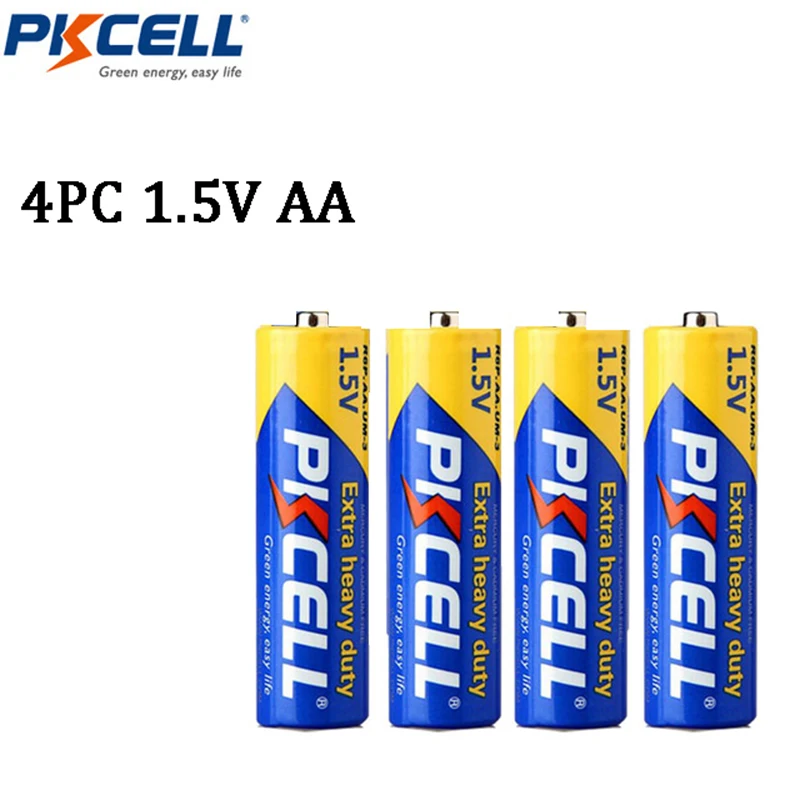 4Pcs 2A R6 R6P AA Super Alkaline battery AM3 E91 MN1500 1.5V/360min Dry ...