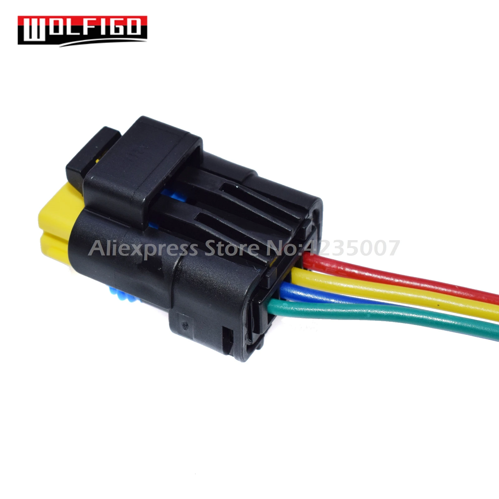 WOLFIGO New Fuel Pump Cable Wire Wiring Harness Plug 4 Pin For Renault ...