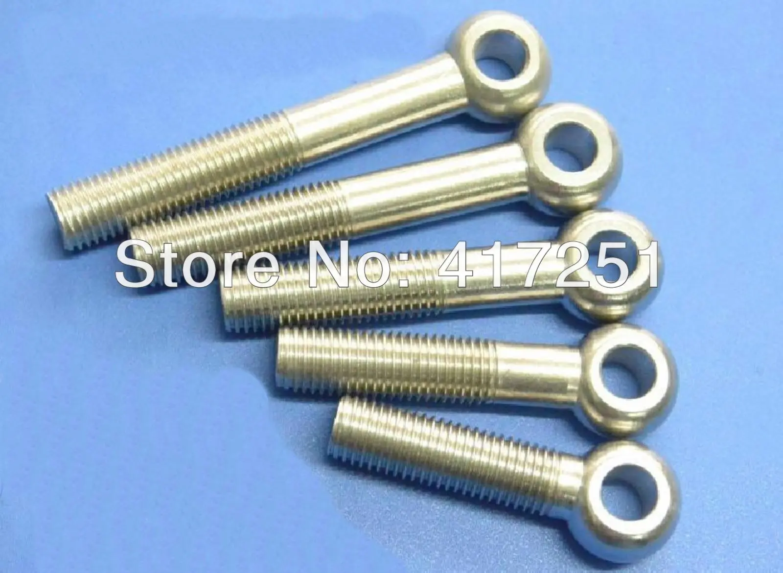 10 pieces Metric M8*70 mm 201 Stainless steel eyelet bolt Fasteners ...