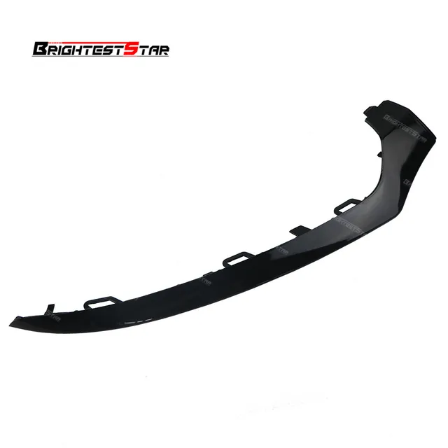 2058852600 Black Front Bumper Lower Chrome Molding Trim For Mercedes ...