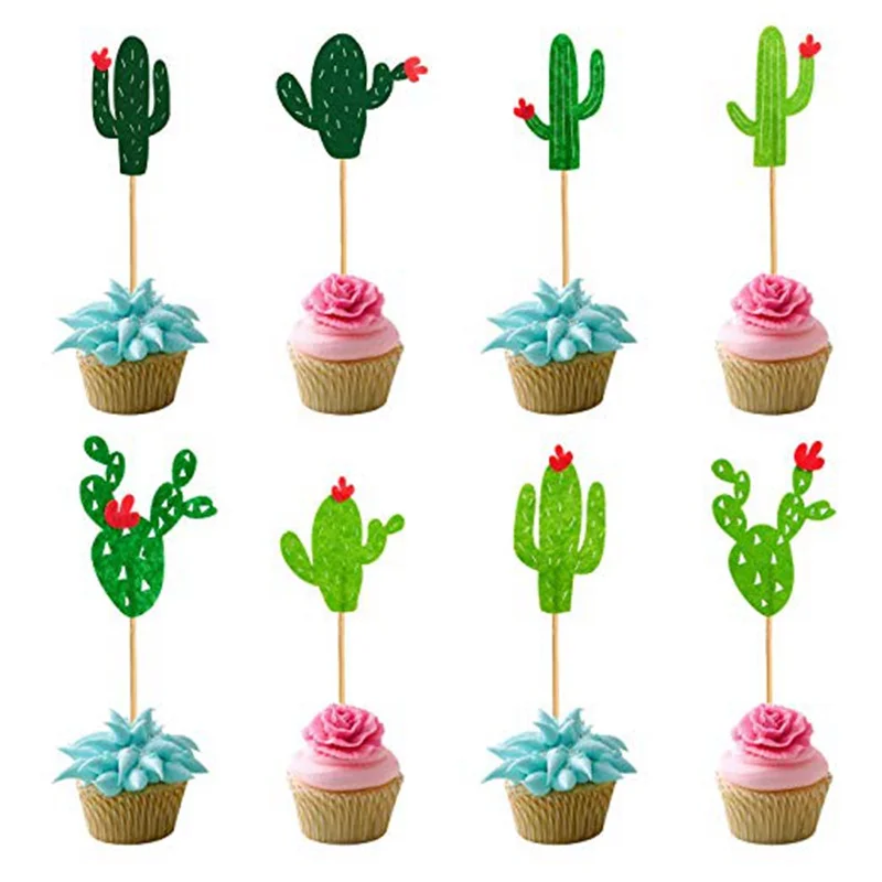Craft Supplies & Tools Party & Gifting Cactus Cake Topper Cactus ...