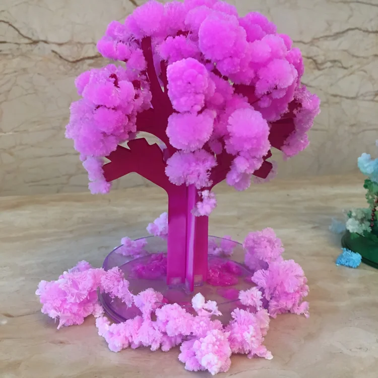 1pcs The Magic Growth Tree Magic Growing Paper Sakura 12*12cm 50g Funny ...