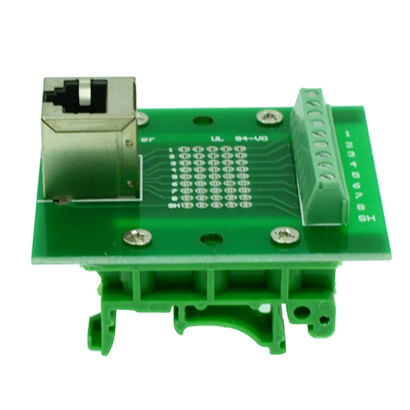 RJ45 vertical Breakout board RJ 45 splitter RJ45 adapter Din Rail ...