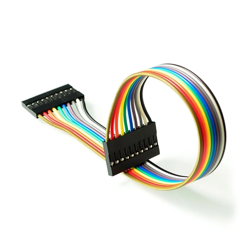 10Pin 20cm Female To Female Dupont Line Duplex Head Shell Cable ...