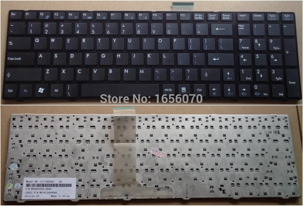Free-shipping-Genuine-NEW-Laptop-US-replacement-keyboard-for-MSI-CR61 ...