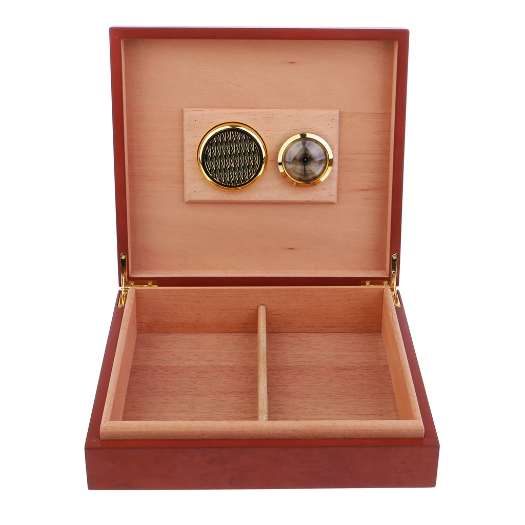 Spain Cedar Wood Travel Cigar Humidor Set with Humidifier and ...