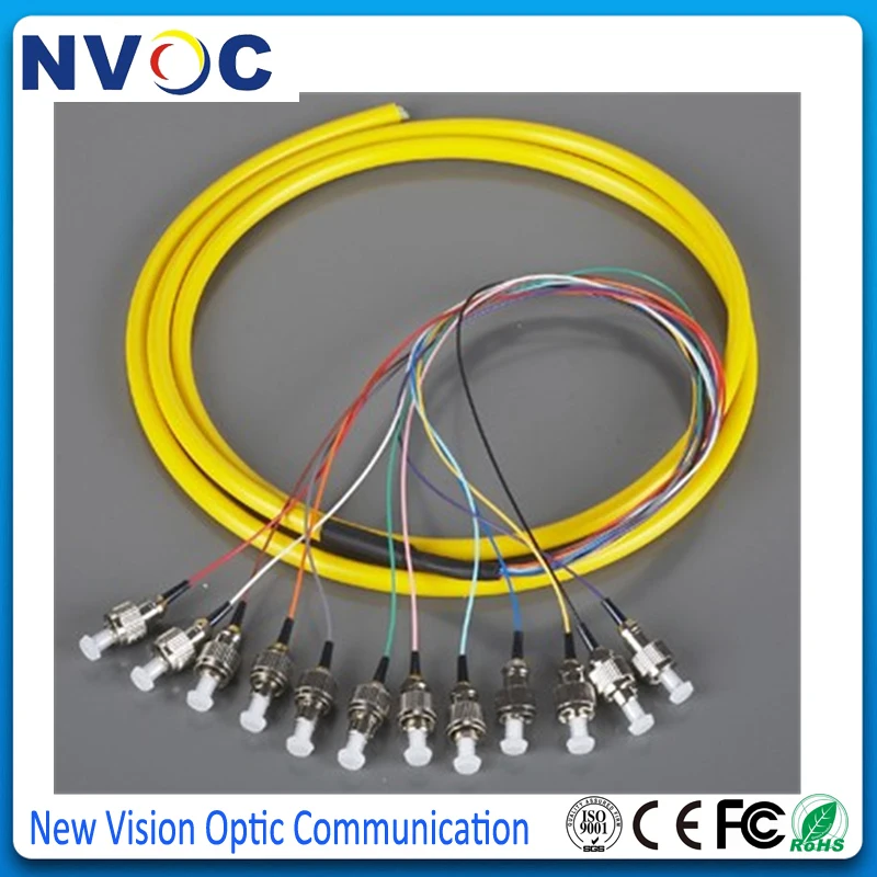 Sm,12core,g652d,9/125,50cm From Cable To Connector,12-fiber 0.9mm ...