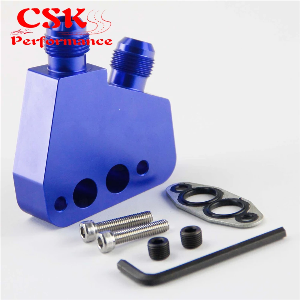 AN10 Male Oil Cooler engine Adapter Fits For LS1 LS2 LS3 Commodore VT ...
