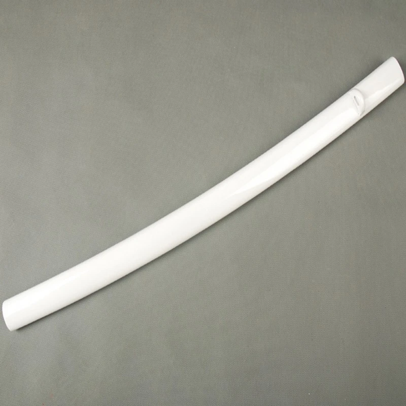 Fully Handmade Exquisite Sword Fitting White Glossy Wooden Saya Sheath ...