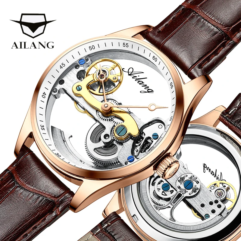 New Concept Watch Transparent Design Automatic Mechanical Watch Men ...