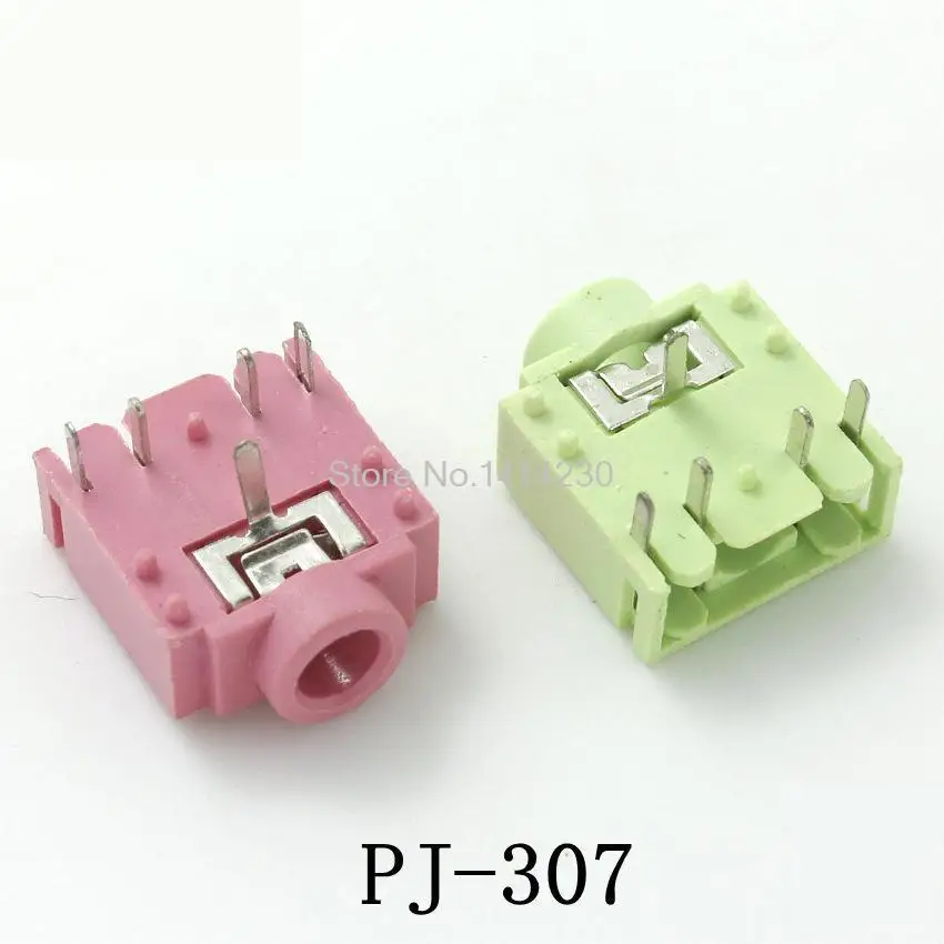 10Pcs PJ-307 PJ307 3.5mm Stereo Jack Socket Audio Jack Connector PCB ...
