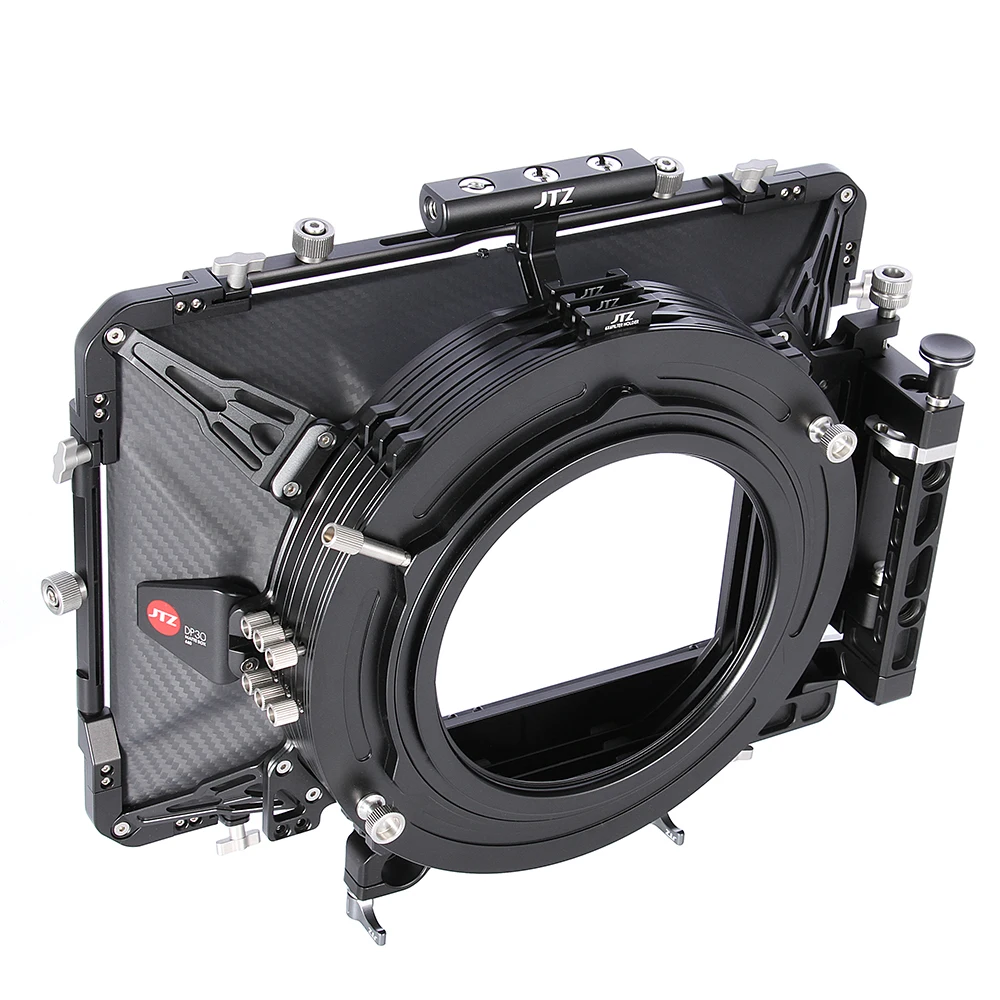 Jtz dp30 cine caixa fosca, de fibra de carbono 6 "x 6", 15mm/19mm para ...