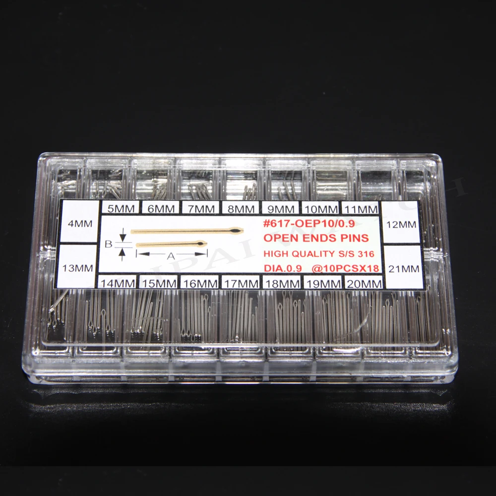 Dia 0.9mm Stainless Steel Open End Pins Kit Size From 4~21mm - Repair ...