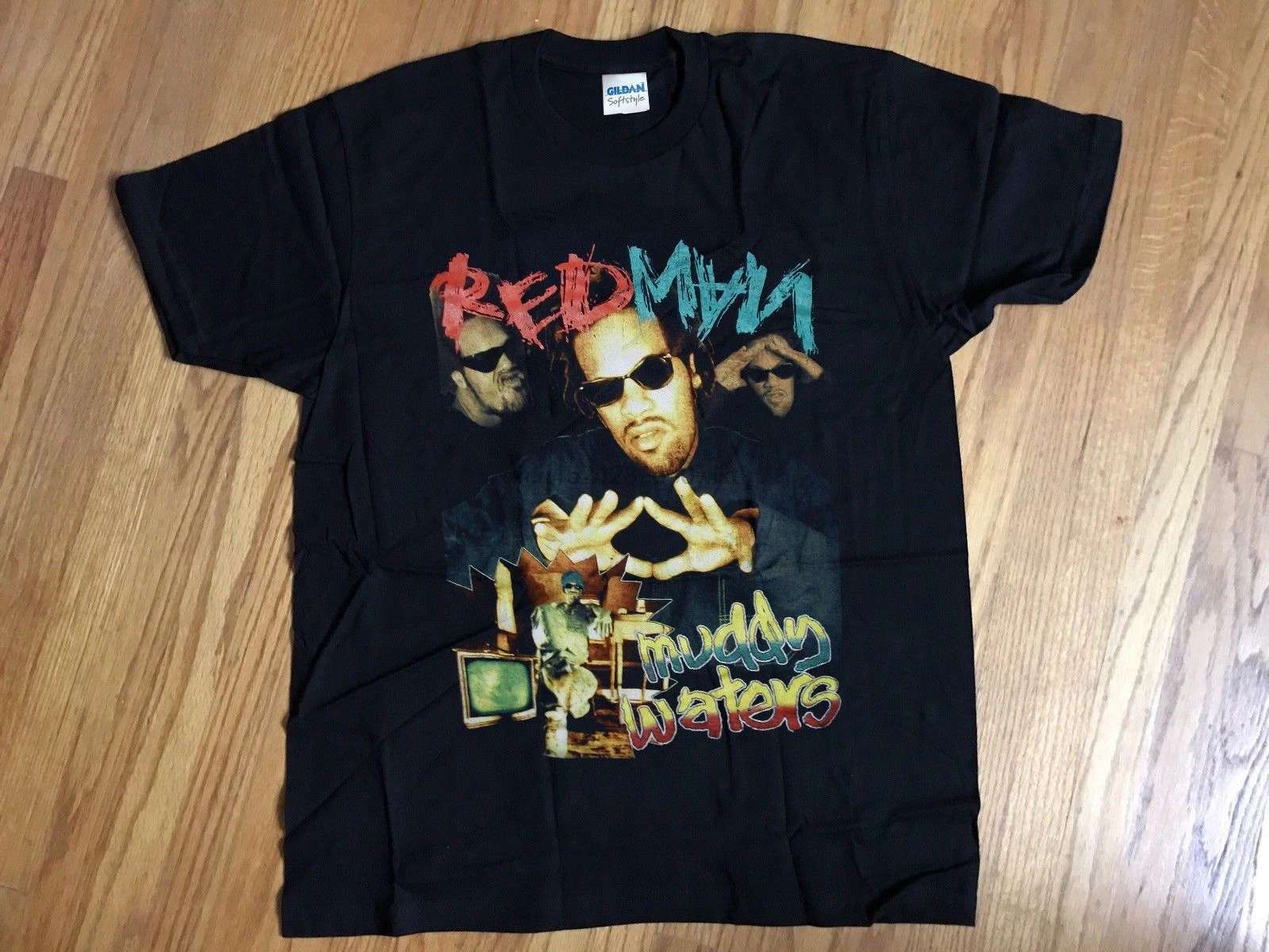 Vintage Redman T Shirt Method Man Rap Hip Hop Muddy Waters Whateva Man ...