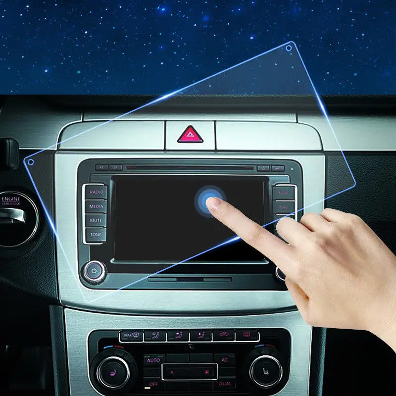 8 Inches Car Steel Portective Film Kodiaq 2017 Tempered Glass Screen ...