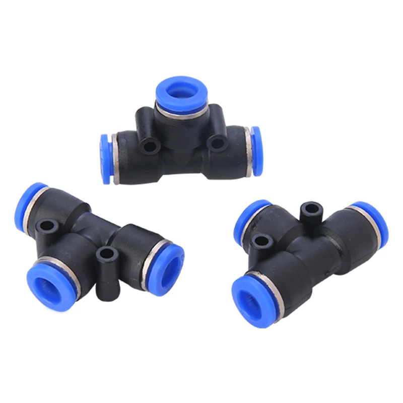 Hydraulics, Pneumatics & Plumbing 3 Way T Shaped Tee Pneumatic 10mm 8mm ...