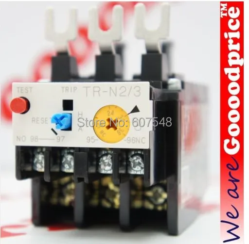 Fuji Thermal Overload Relays TR N2/3 3 element 24 36A Code E Manual ...