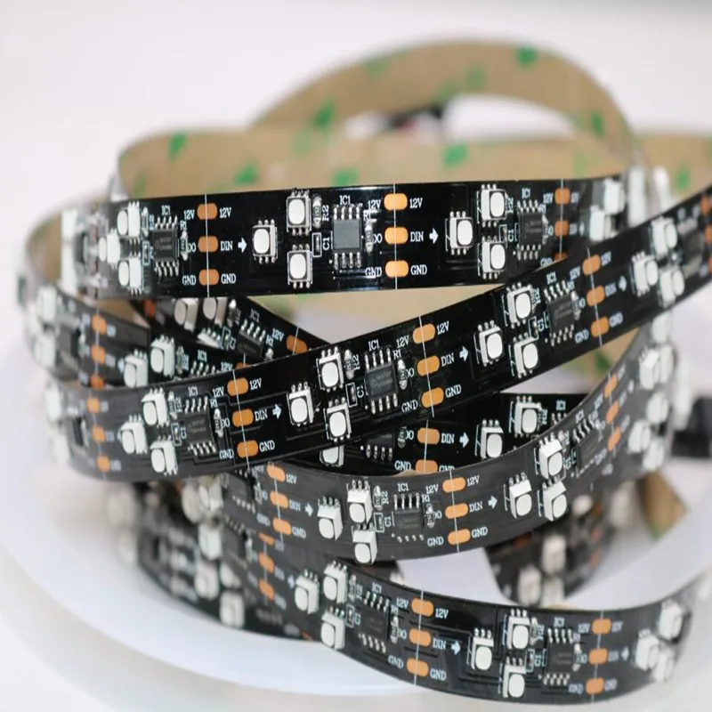 5M/roll 16.5ft DC12V SM16703 WS2811 3535 SMD LED RGB strip addressable ...
