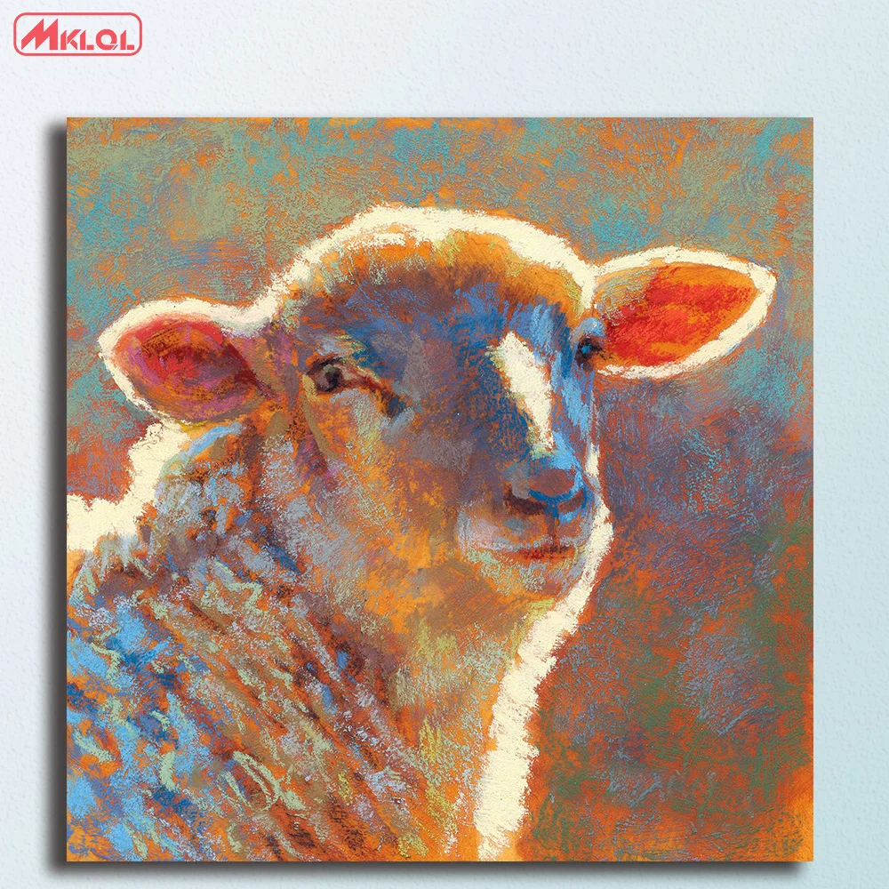 Sheep Oil Painting