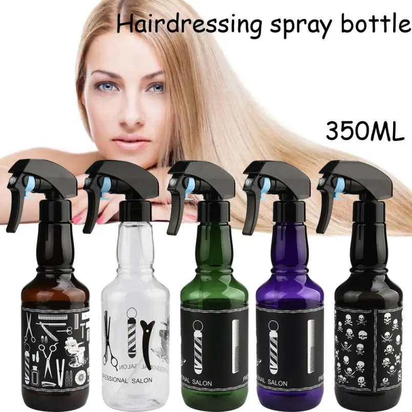 350ML ABS Hairdressing Spray Bottle Salon Barber Hair Tools Water ...