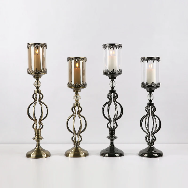 European Style Candle Holders Candle stand Romantic Candlelight Dinner ...