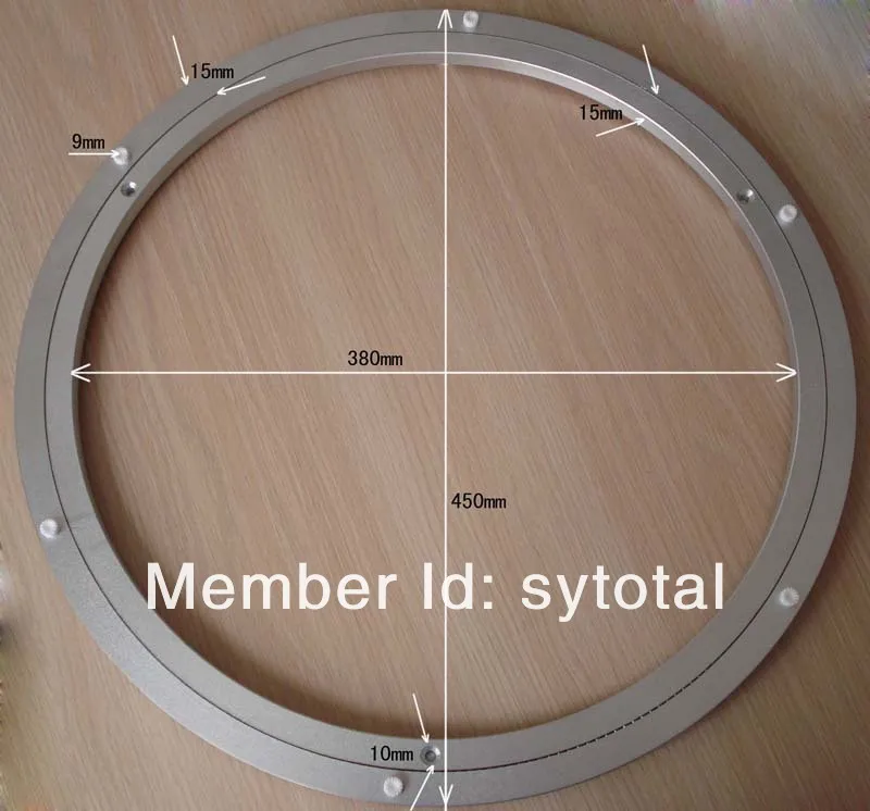 18'' Home Hardware Aluminum Round Lazy Susan Bearing Turntable Swivel ...