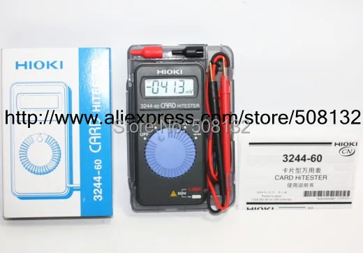 Hioki 3244-60 Card Hitester Digital Multimeter Auto-ranging Power ...