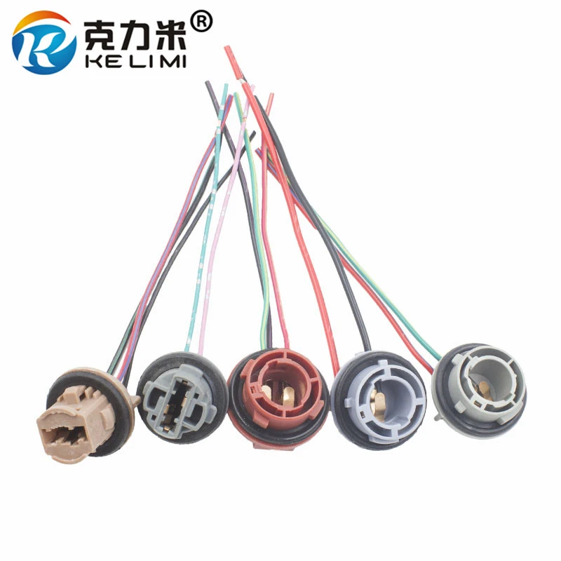 Car Led Light Bulbs Holder Socket Plug Adapter Wiring Harness Connector ...